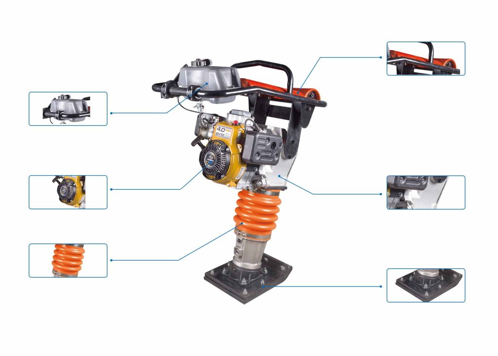 Jumping Jack Tamper, Vibratory Tamping Rammer Machine Price– Excalibur ...